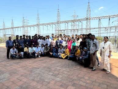 Industrial visit to KPTCL Kavoor substation