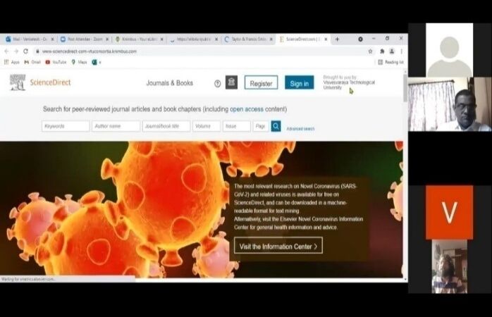 Library: WEBINAR ON “EFFECTIVE UTILIZATION OF VTU SUBSCRIBED E-RESOURCES USING SJEC DIGITAL ...